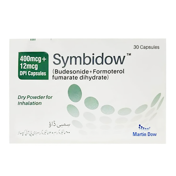 Symbidow 400Mcg+12Mcg Capsule 30S - Buy Online at DVAGO®
