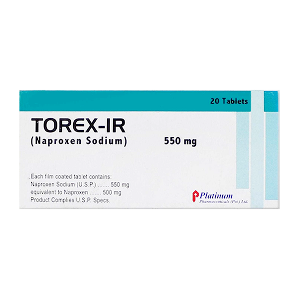 Torex-Ir Tablets 550Mg - Buy Online at DVAGO®