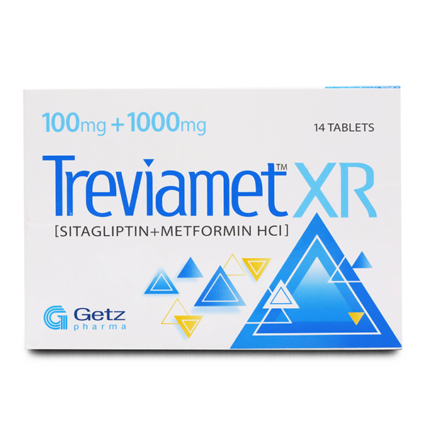 Treviamet Xr 100+1000 Mg 14S - Buy Online at DVAGO®