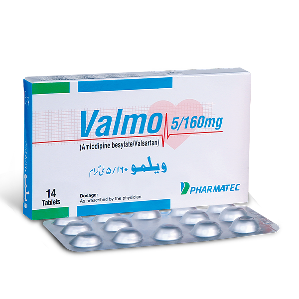 Valmo 5/160Mg Tablets 14S - Buy Online at DVAGO® Pharmacy